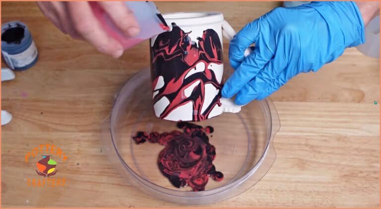 Underglazing With Split Cups For A Marbling Effect – A Step-by-Step ...
